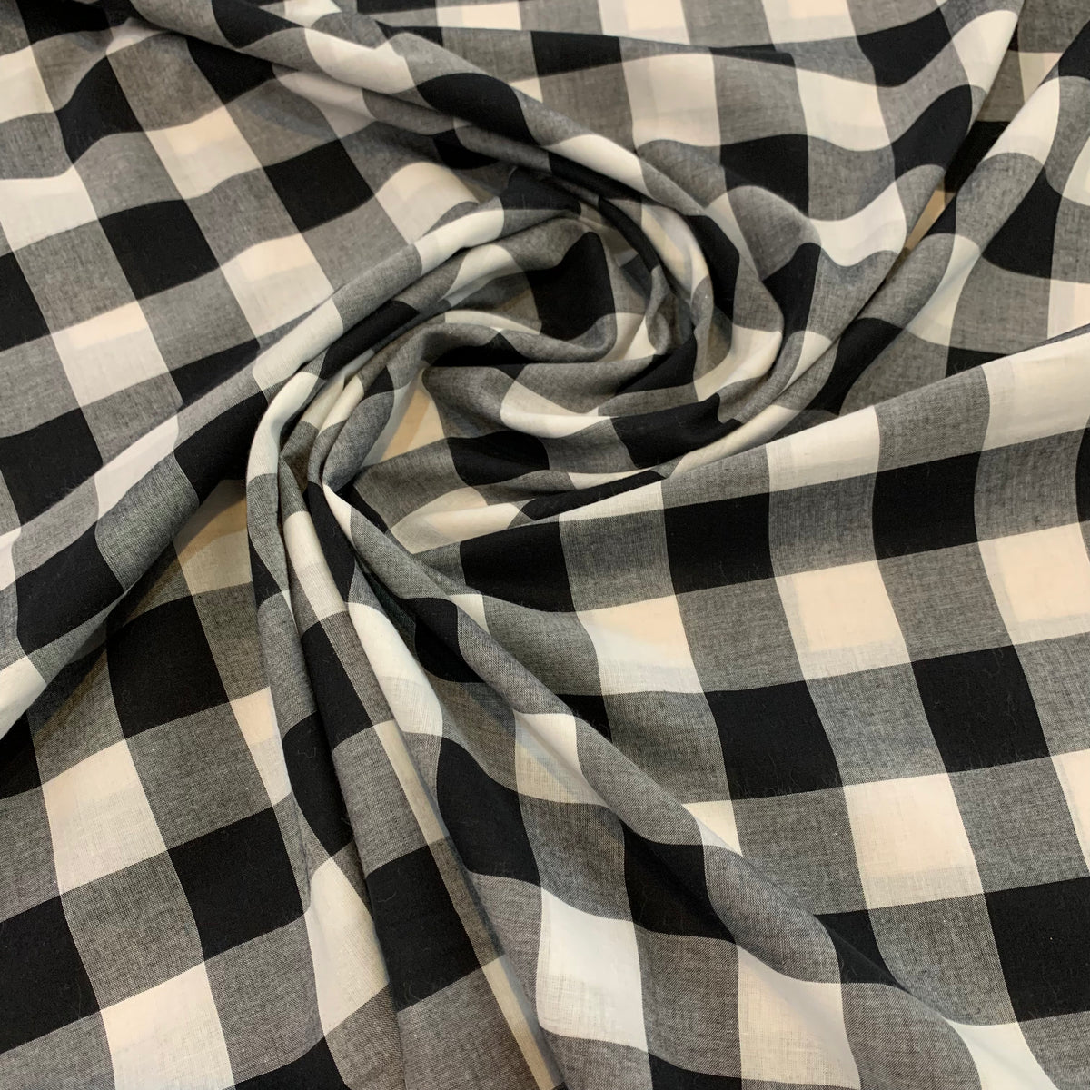 Large Gingham Cotton Lawn Fabric – Stitches