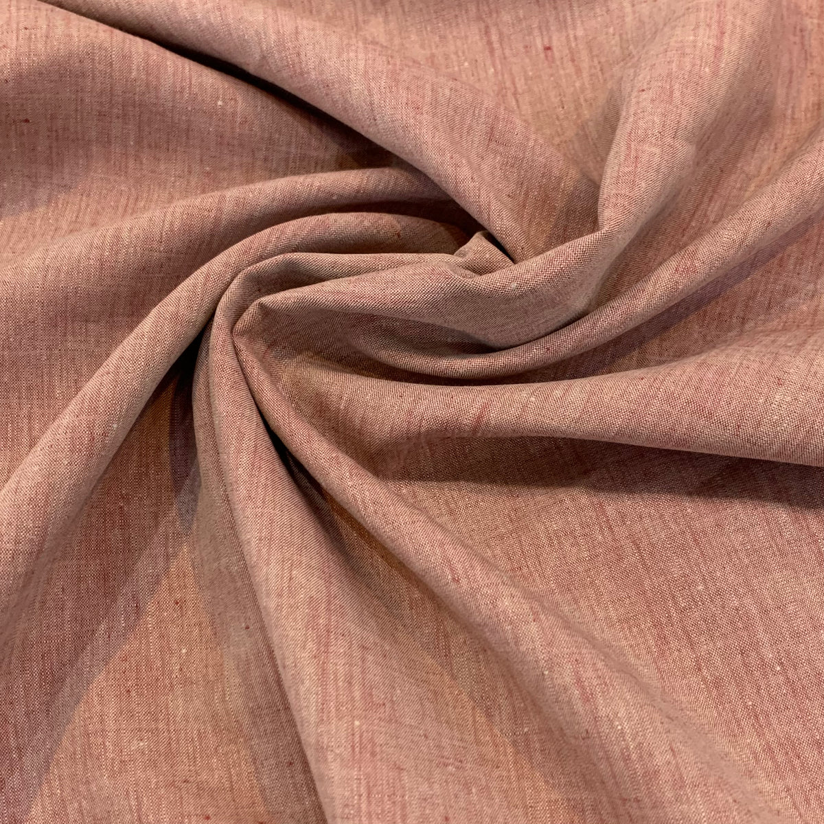Two Tone Linen Fabric - Rose and Ecru – Stitches