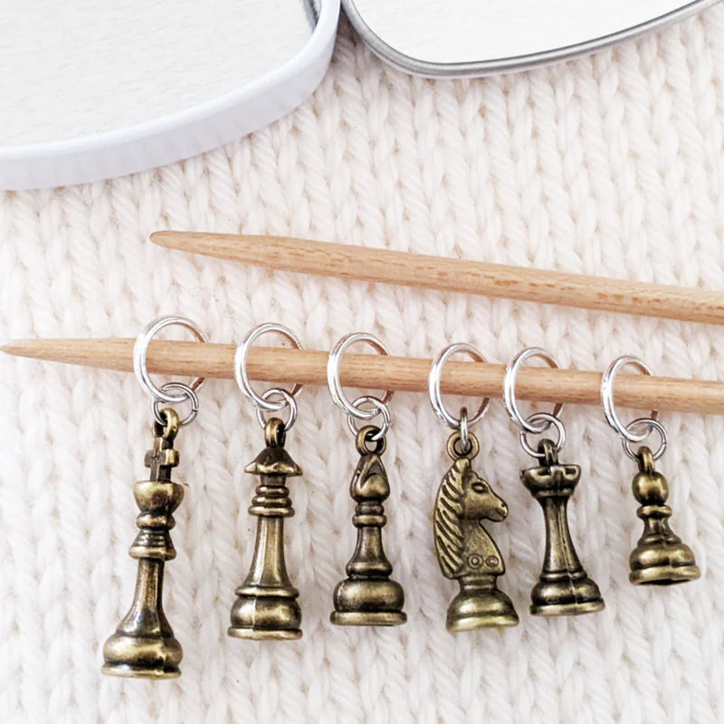 Chess Master Stitch Markers -6pc – Stitches