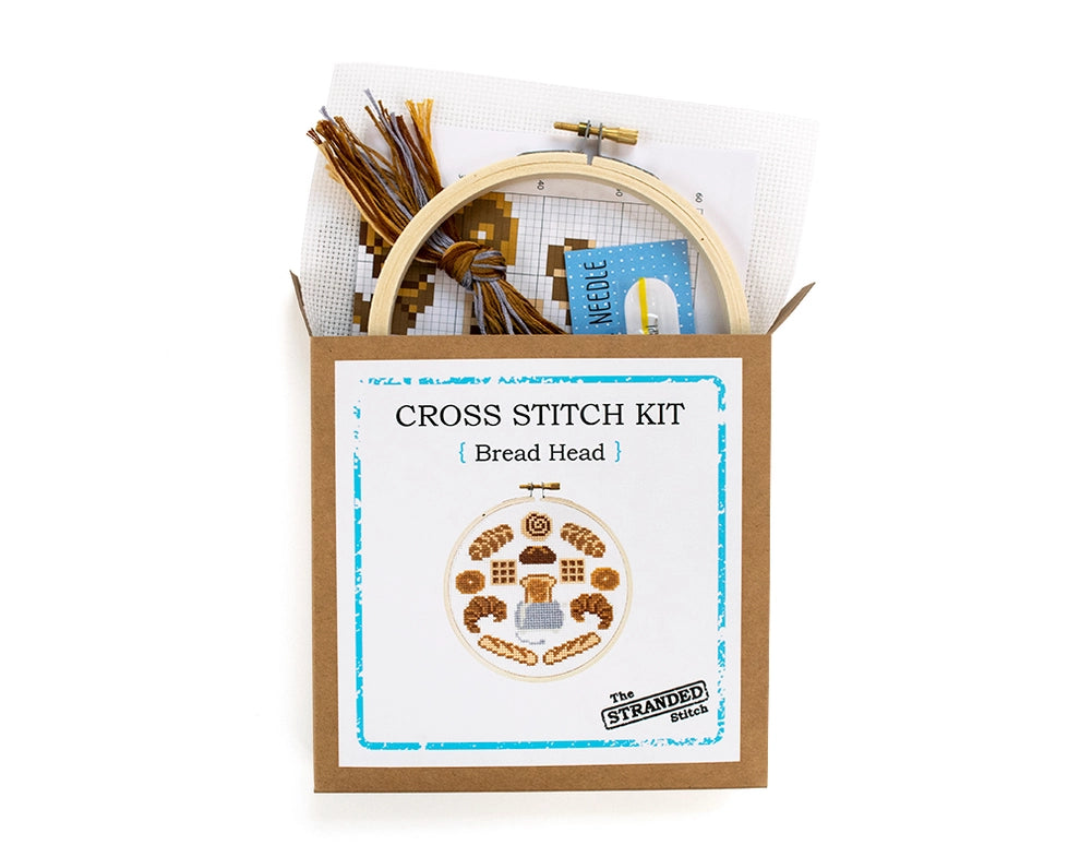 Bread Head Cross Stitch Kit – Stitches