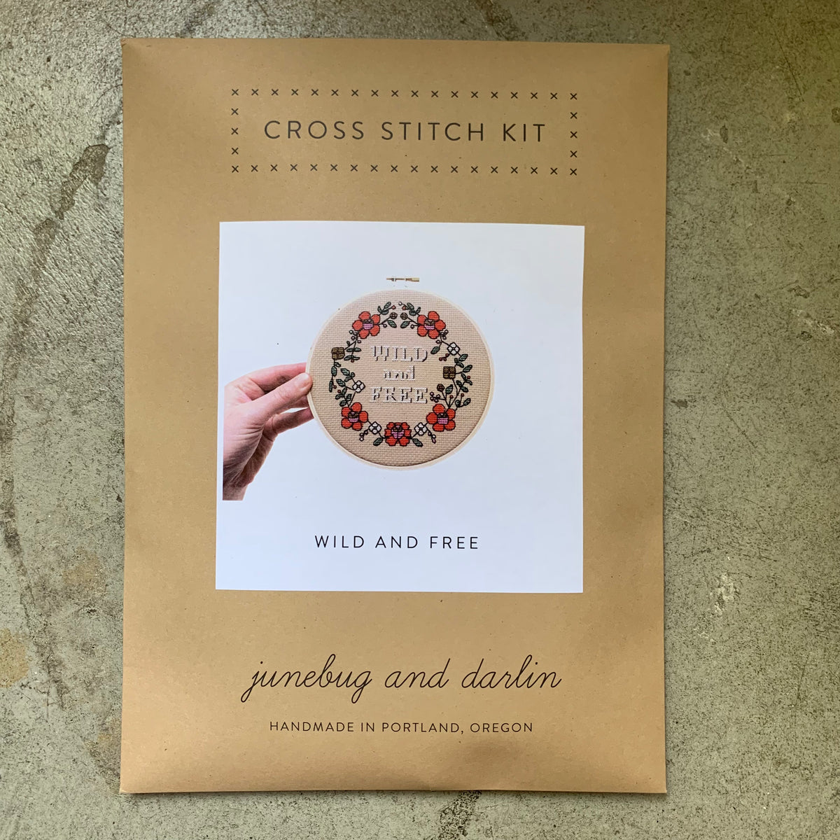 Wild and Free Cross Stitch Kit – Stitches