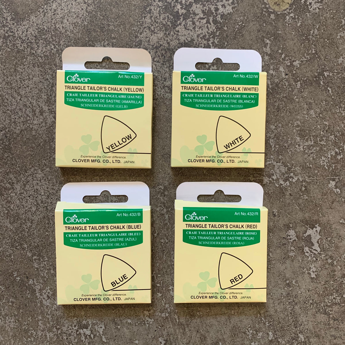 Clover Triangle Tailor's Chalk – Stitches