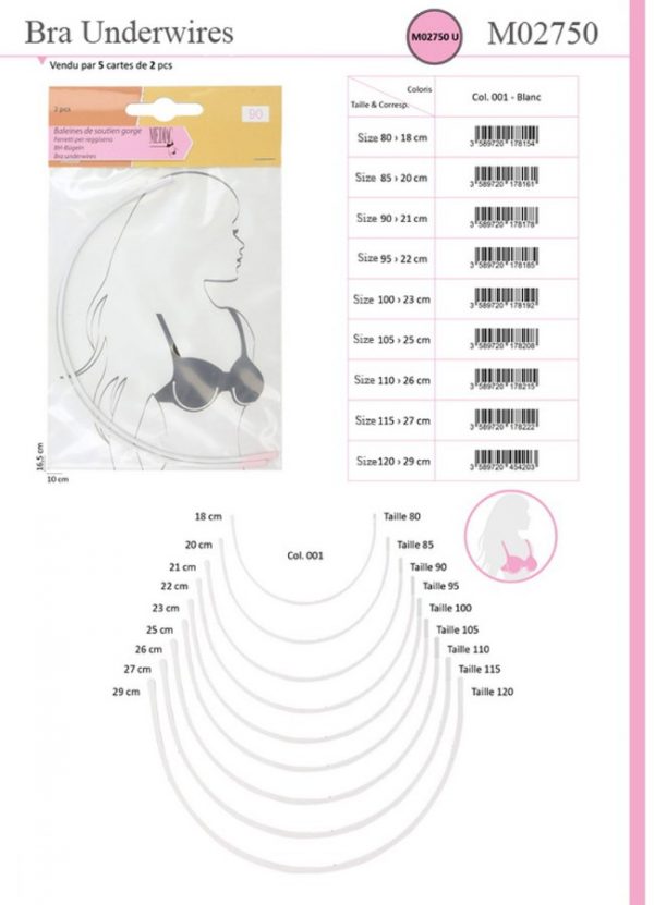Bra Underwires – Stitches